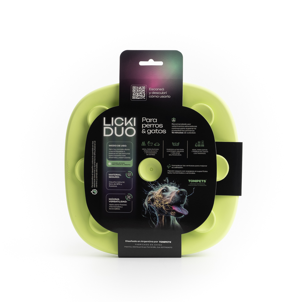 Licki Duo – Plato comelento + Alfombra de lamer – BOCANTINO